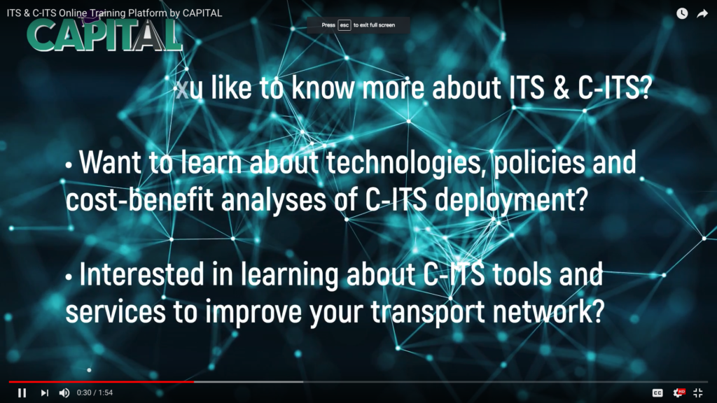 ERTICO launches new online ITS and C-ITS training platform | Traffic ...
