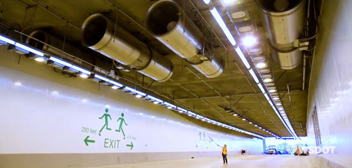 Ventilation systems tested inside new 'world's safest tunnel' | Traffic ...