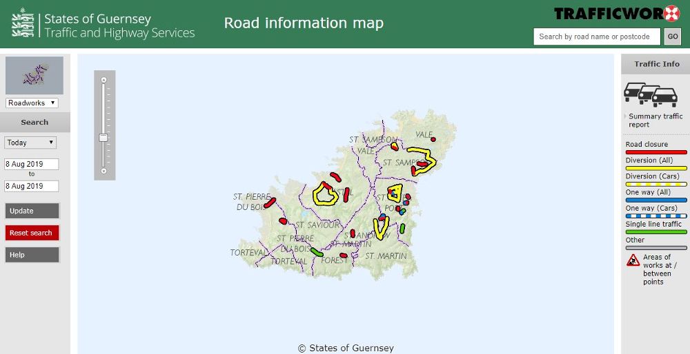 Guernsey launches new Island Road Information System | Traffic ...