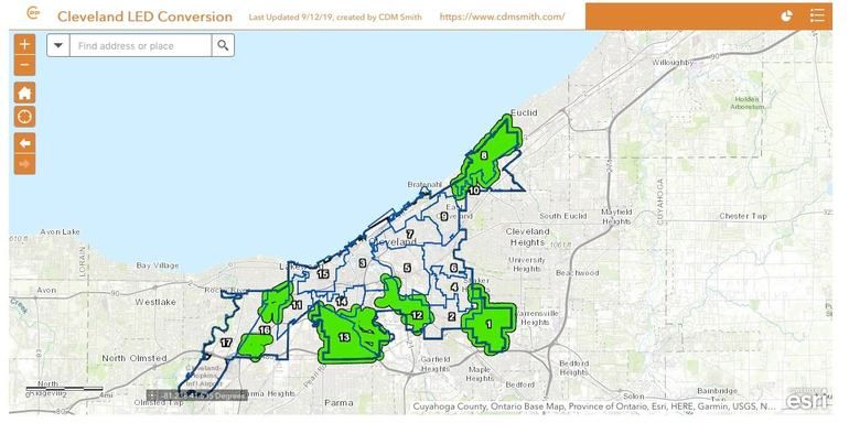 Cleveland installs integrated streetlight and police camera control ...