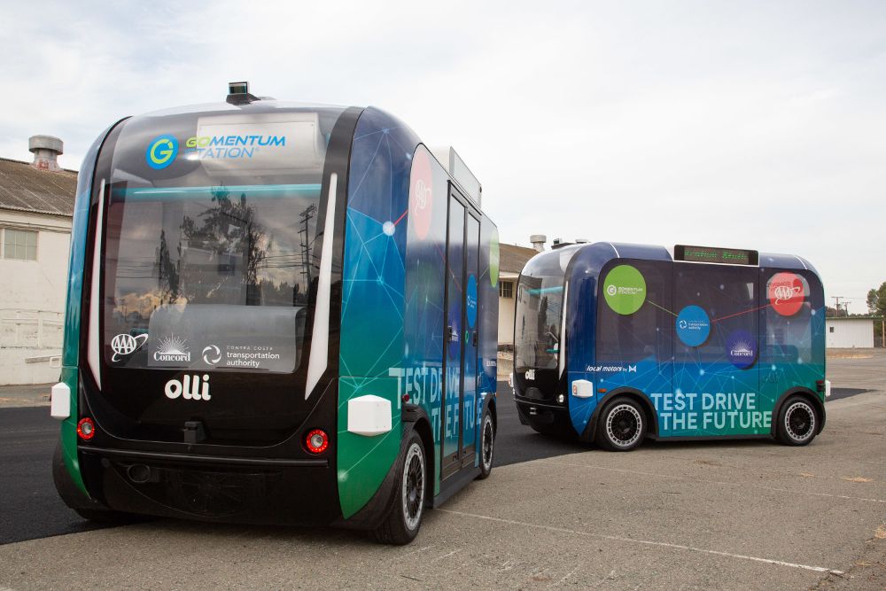 Olli autonomous shuttles to be tested at California’s GoMentum Station ...
