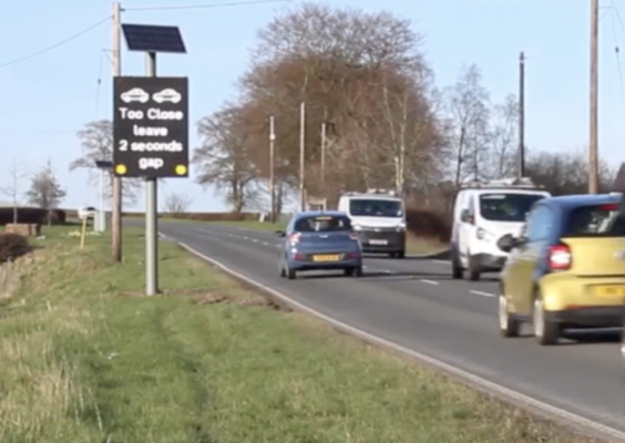 Reducing driver distraction with vehicle activated signs | Traffic ...