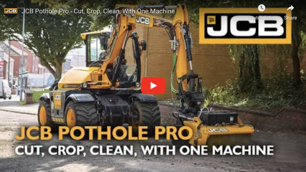 VIDEO: JCB's PotholePro in action | Traffic Technology Today
