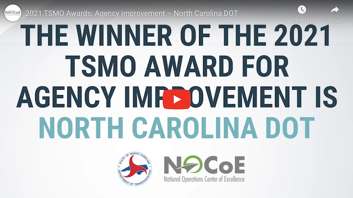 TSMO AWARD-WINNER VIDEO: NC DOT's traffic incident management training ...