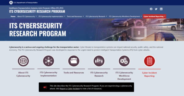 US DOT launches new cybersecurity website for intelligent ...