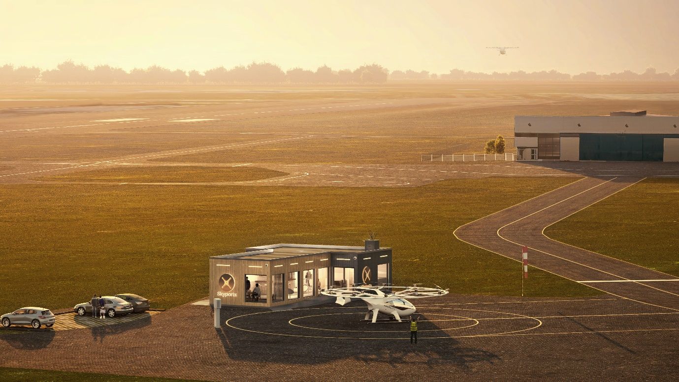 Europe's first 'vertiport' – for eVTOL air taxis – being developed in ...