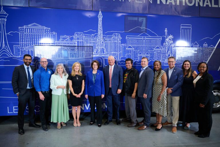 USA's first double-decker bus plant opens in Las Vegas | Traffic ...