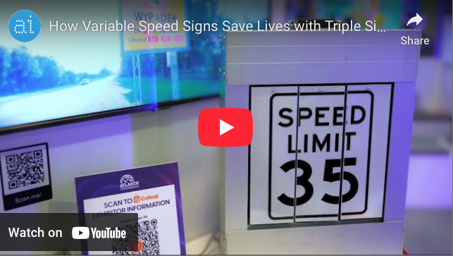 ITS ATLANTA VIDEO: How variable speed signs save lives with Triple Sign ...