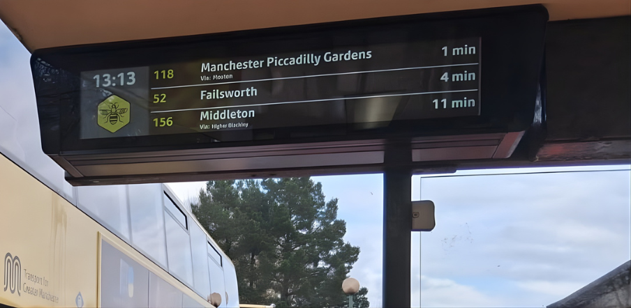 Manchester Bee Network to roll out real-time information displays ...
